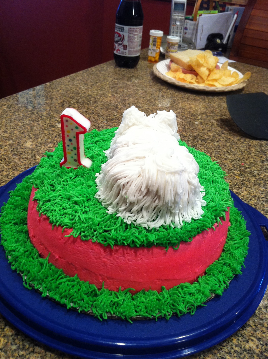 Doggy Cake - CakeCentral.com
