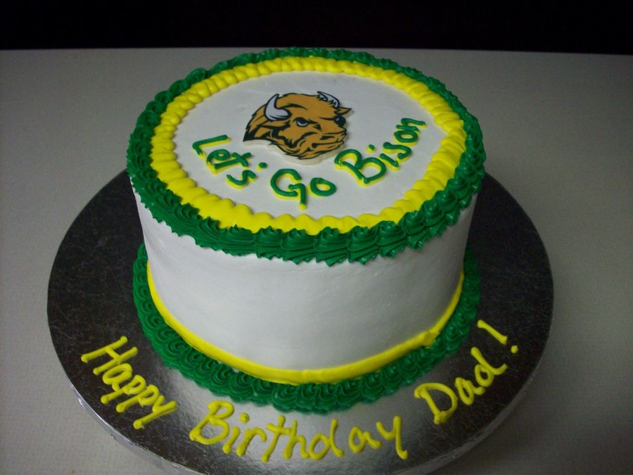 Ndsu Bison Logo - CakeCentral.com