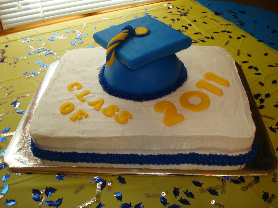 Graduation Cap Cake - CakeCentral.com
