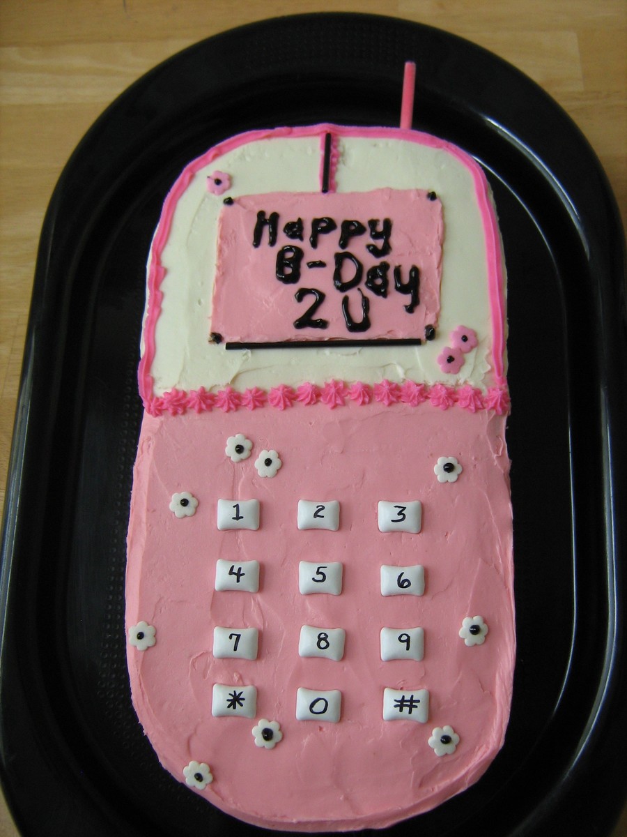 Cell Phone Cake - CakeCentral.com