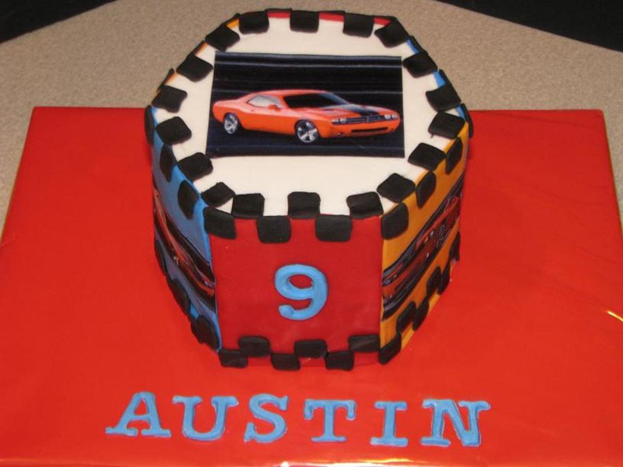 Dodge Challenger Car Cake. - CakeCentral.com
