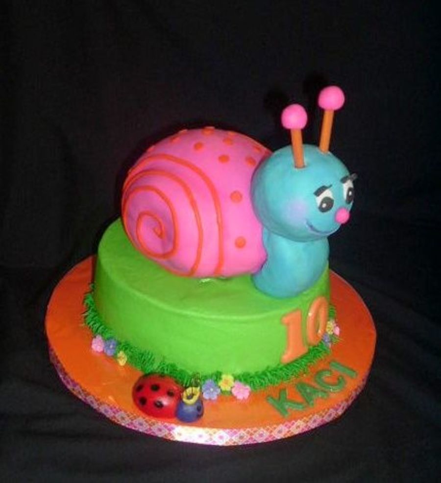 Colorful Snail. - CakeCentral.com