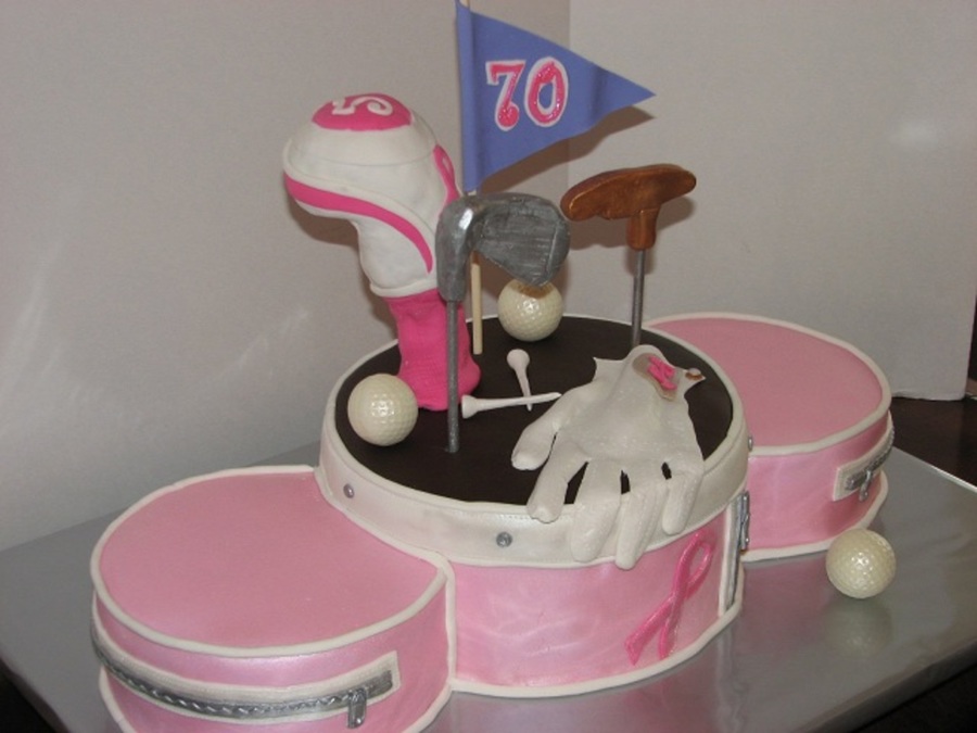 Pink Golf Bag - CakeCentral.com