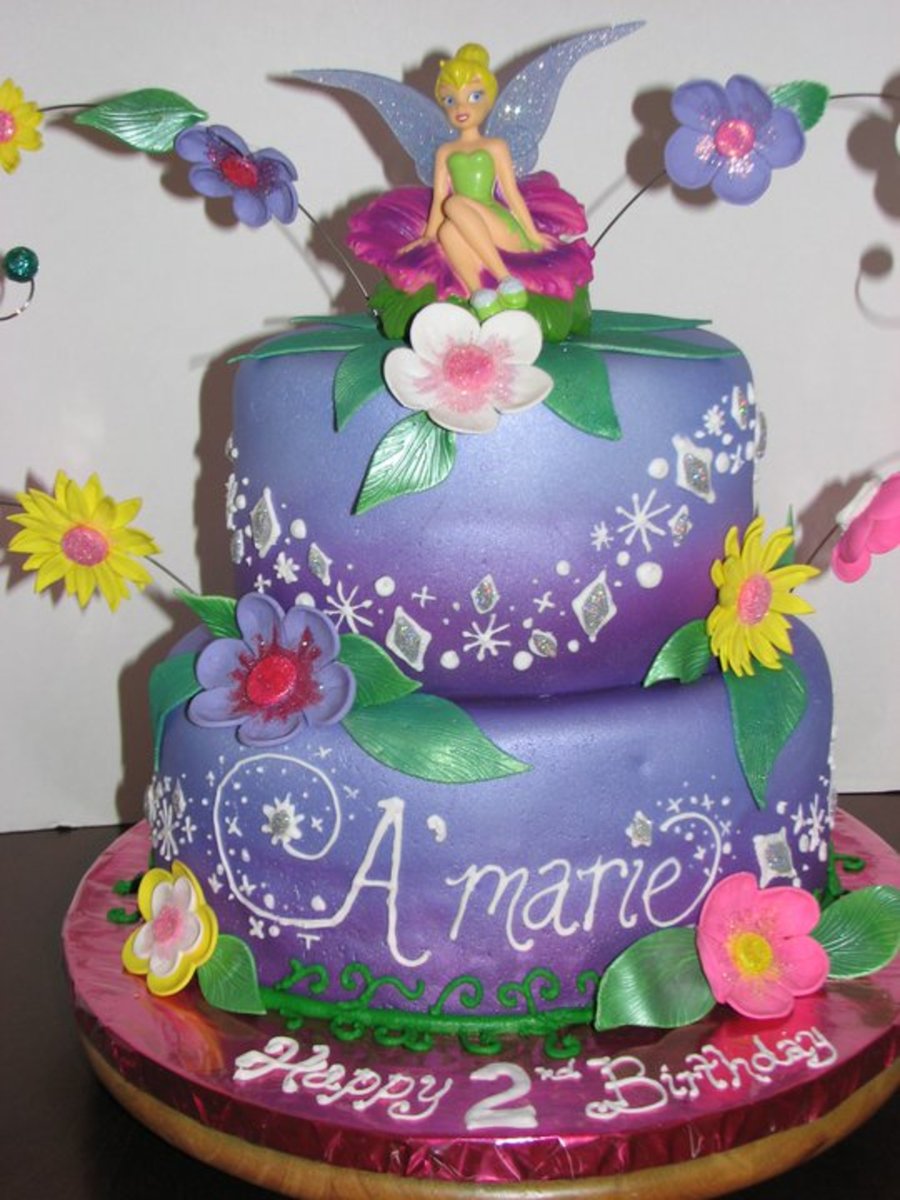 Tinkerbell Cake - CakeCentral.com