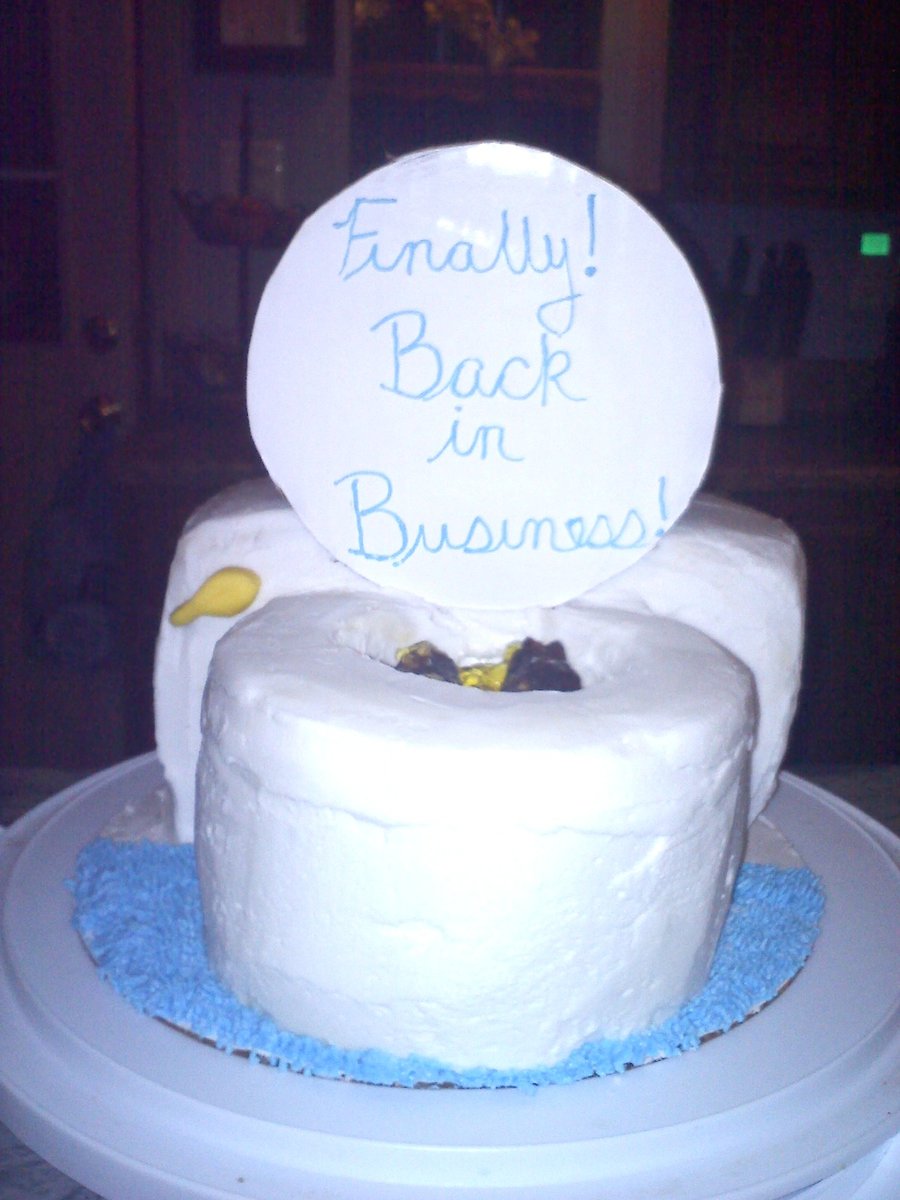 Toilet Cake - CakeCentral.com