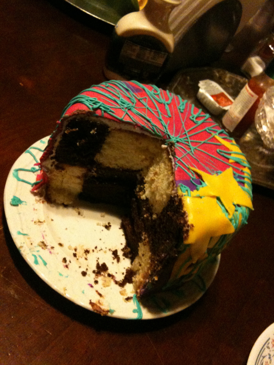 90's Grunge Themed Cake - CakeCentral.com