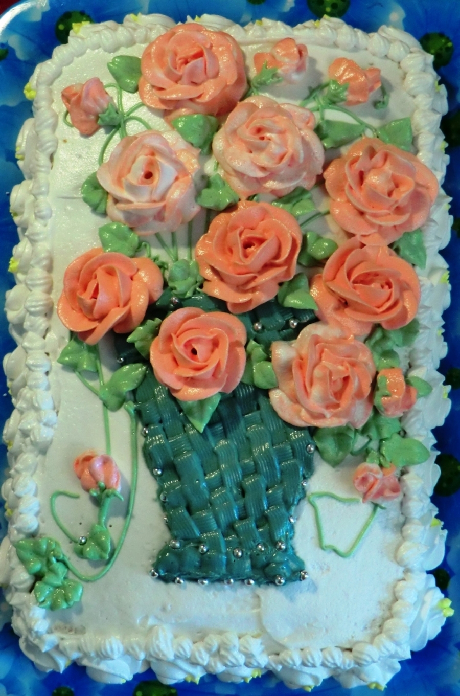 Vase With Roses - CakeCentral.com