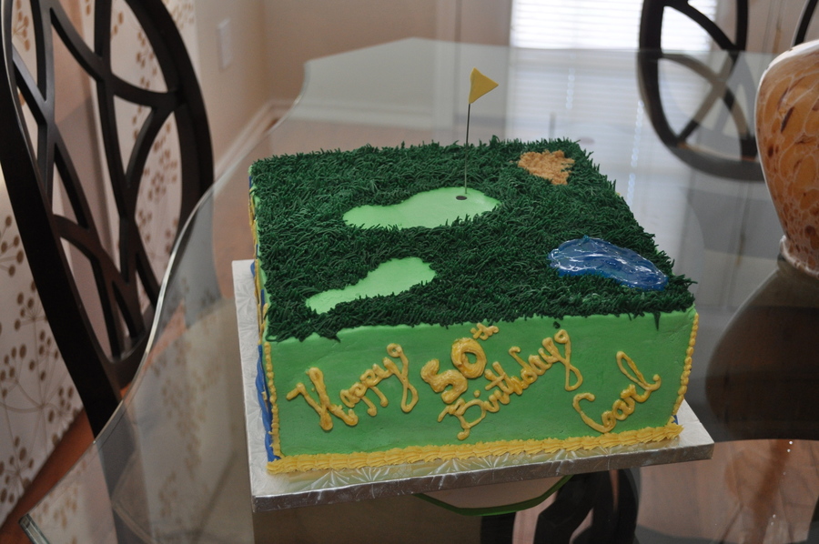 50Th Golf Birthday - CakeCentral.com
