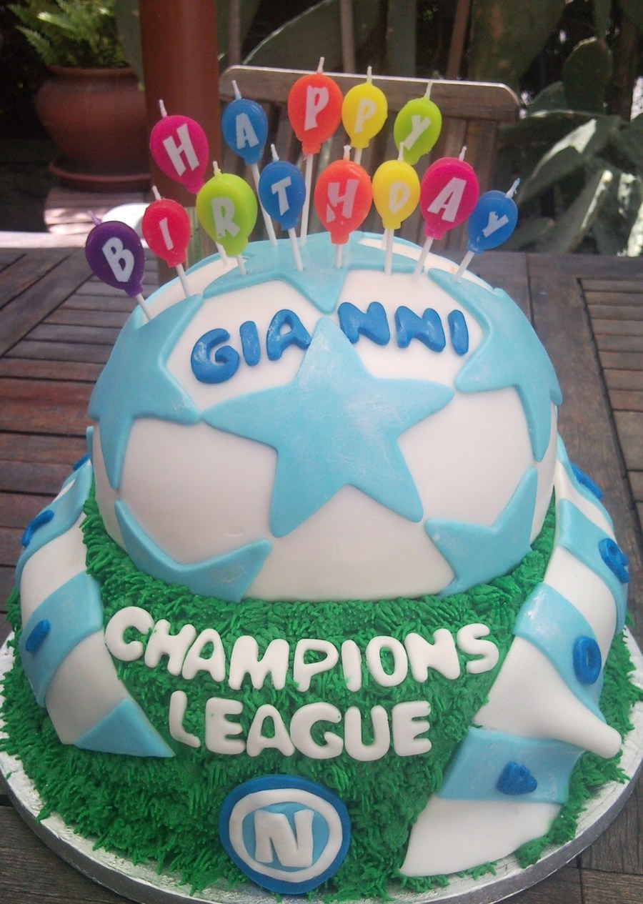 Naples Champions League Cake - CakeCentral.com