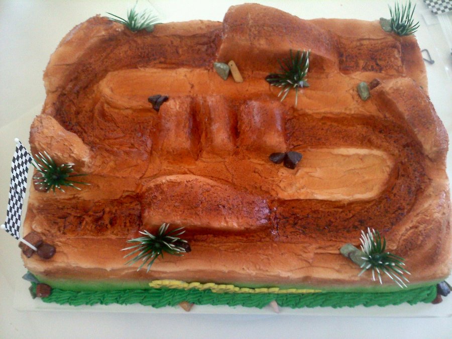 Motocross Birthday Cake - CakeCentral.com