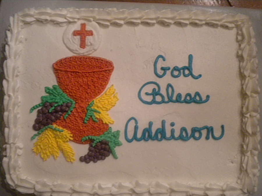 First Communion Rectangle - CakeCentral.com