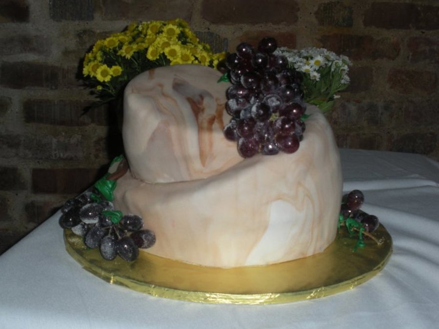 Bridal Shower Tuscan Theme Cake - CakeCentral.com