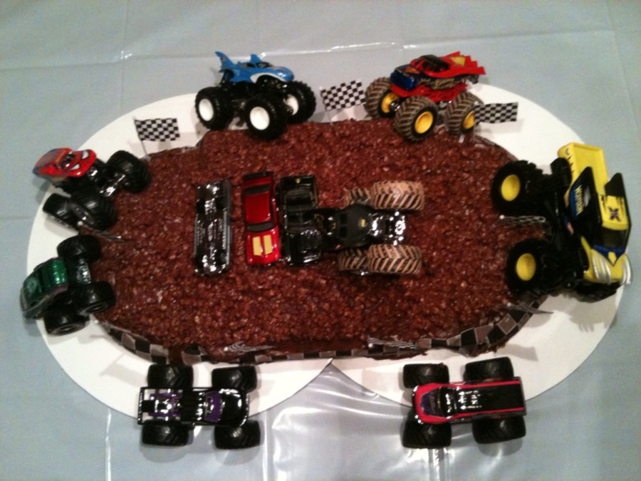 Monster Jam Truck(S) Cake - CakeCentral.com