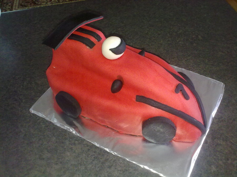 Red Racing Car - CakeCentral.com