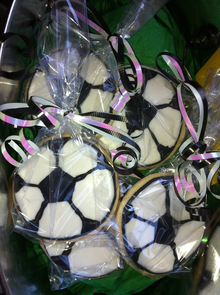 Soccer Ball Cookies - CakeCentral.com