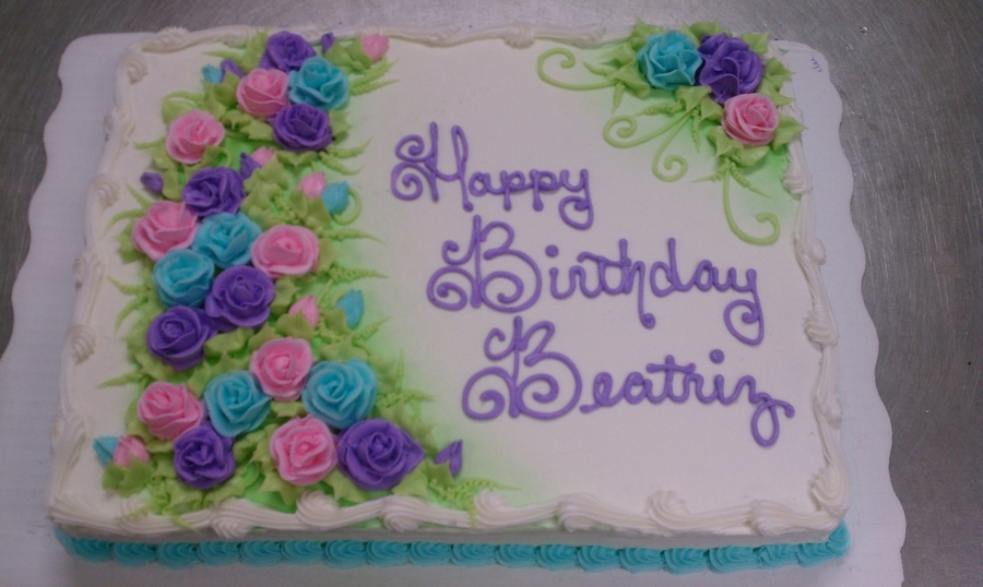 Pastel Roses - CakeCentral.com