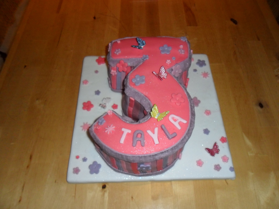 Number 3 Cake - CakeCentral.com
