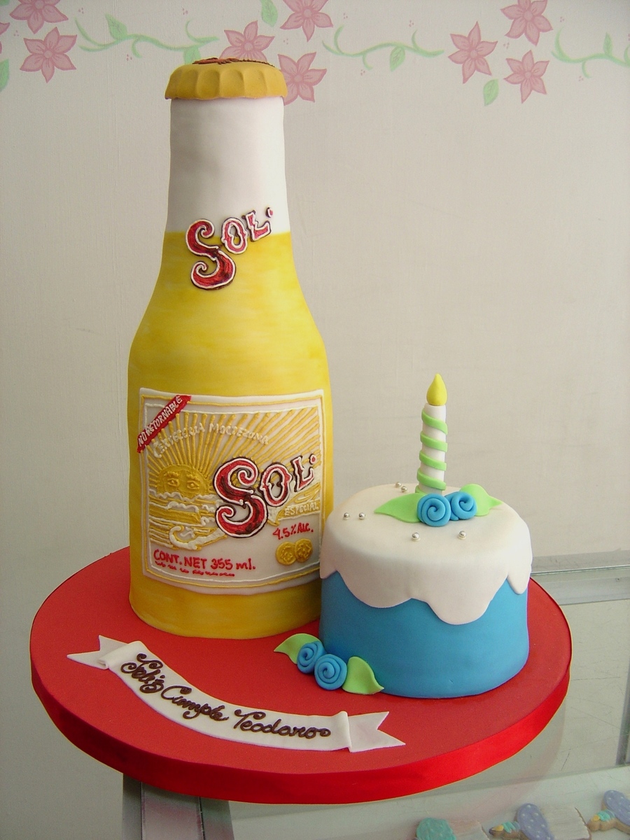 "sol" Mexican Beer - CakeCentral.com