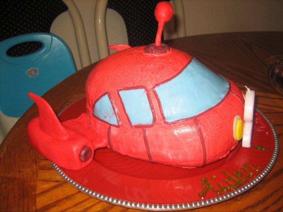 Little Einstein Rocket Ship Cake - CakeCentral.com