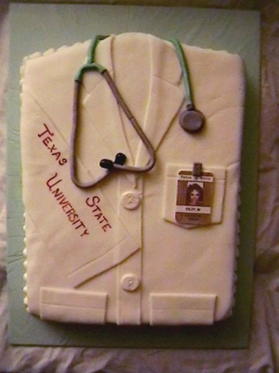 Graduation Cake For Medical Field - CakeCentral.com