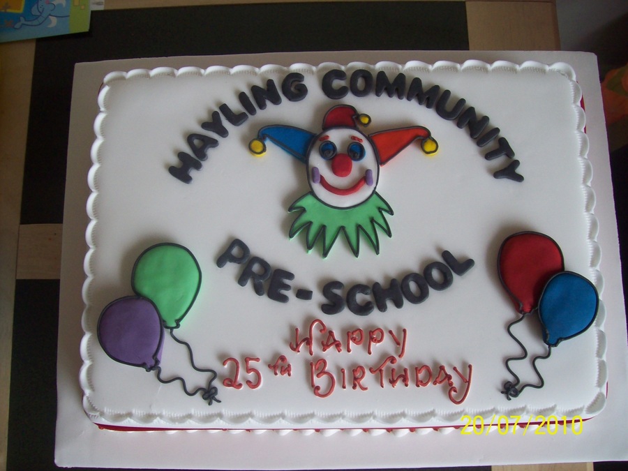 Pre-School Birthday Cake - CakeCentral.com