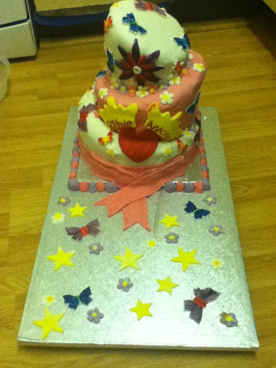 Wonky Cake - CakeCentral.com