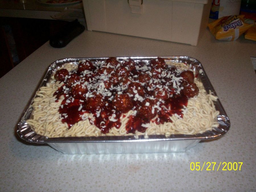 Spaghetti Cake - CakeCentral.com