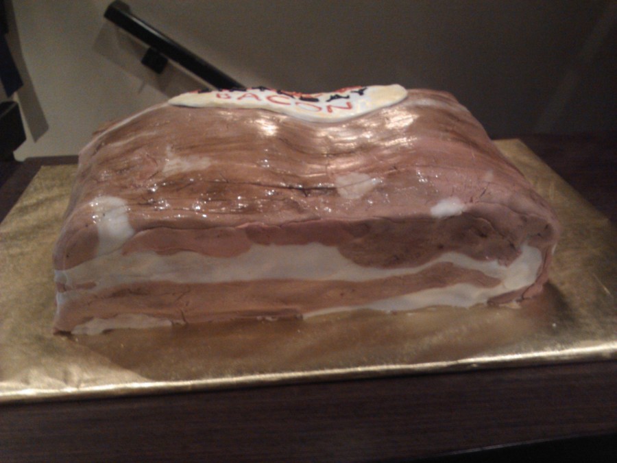 Bacon Birthday Cake - CakeCentral.com