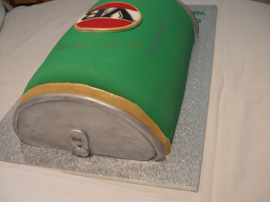 Vb Can Groom's Cake - CakeCentral.com