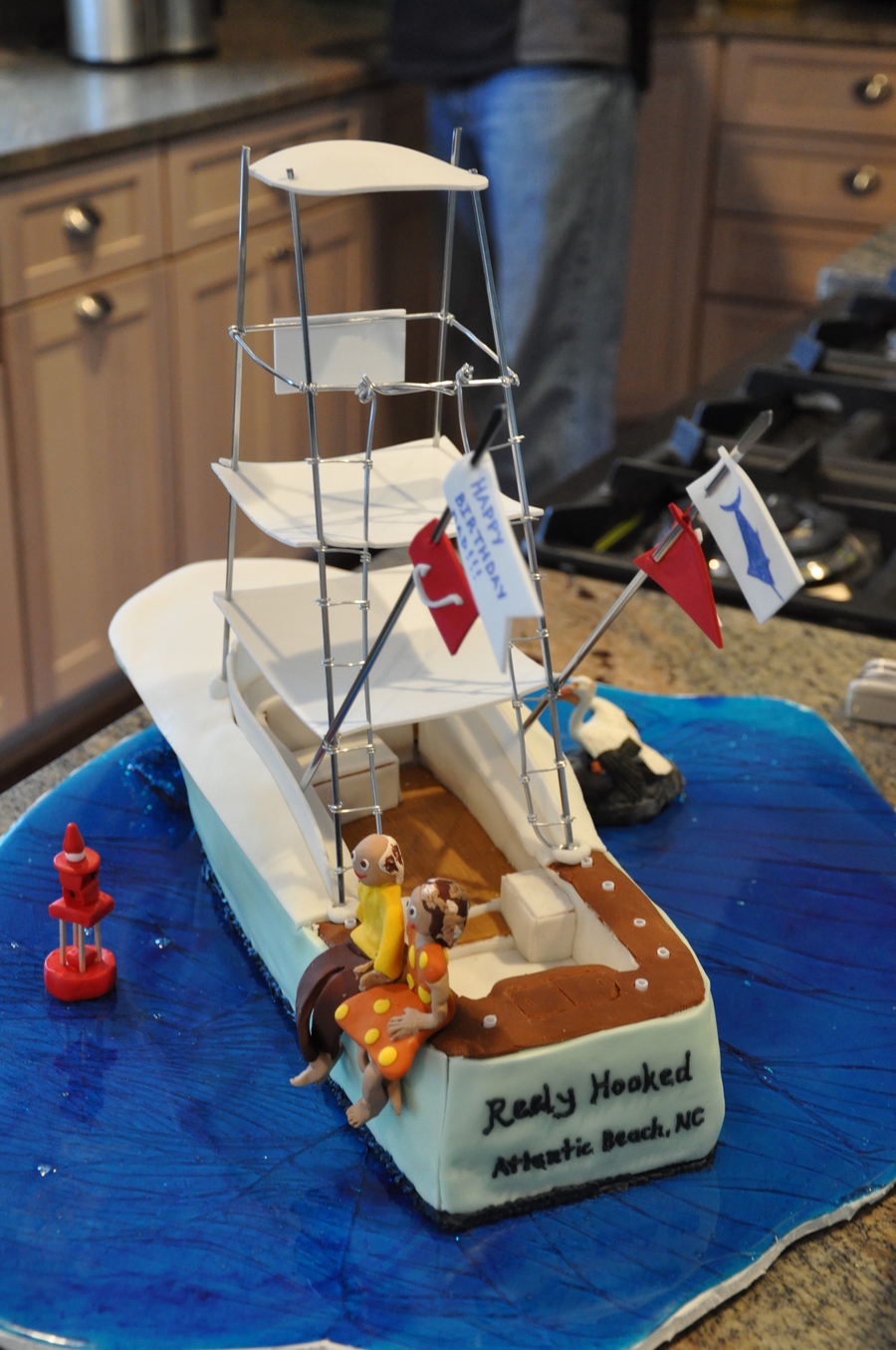 The Custon "to-Scale" Birthday Boat - CakeCentral.com