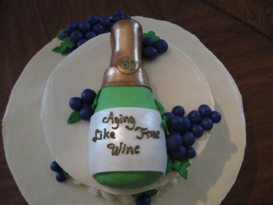 Aging Like Fine Theme Cake - CakeCentral.com