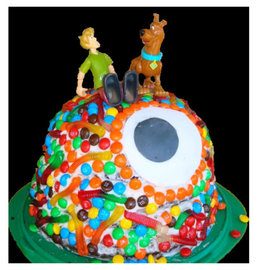 Candy Monster Scooby Doo Cake - CakeCentral.com