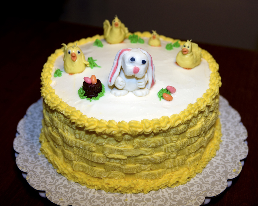 Easter Bunny & Chicks - CakeCentral.com