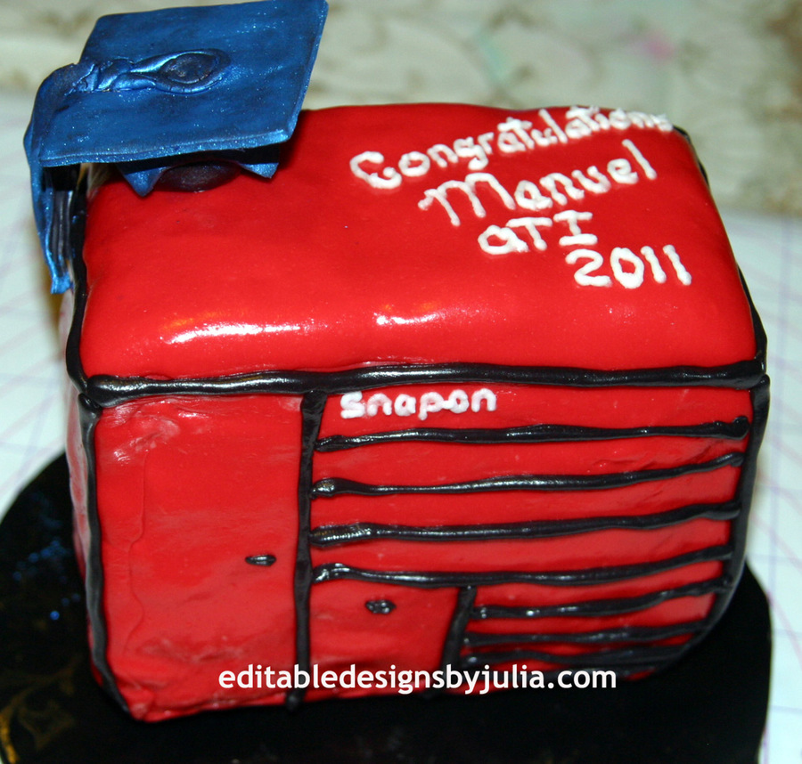 Snap-On Tools Box Cake - CakeCentral.com