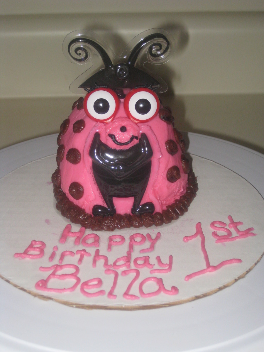 Ladybug Smash Cake - CakeCentral.com