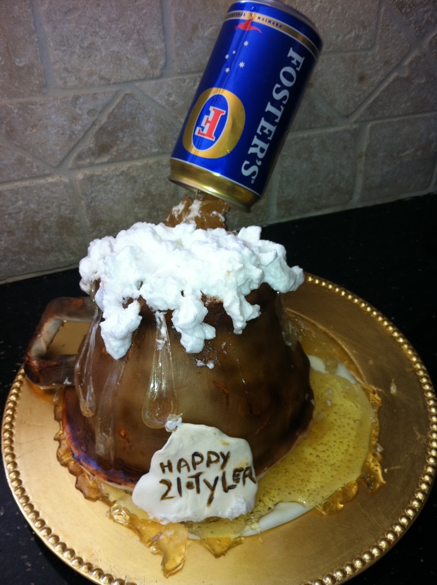 Beer Mug Cake Disaster - CakeCentral.com