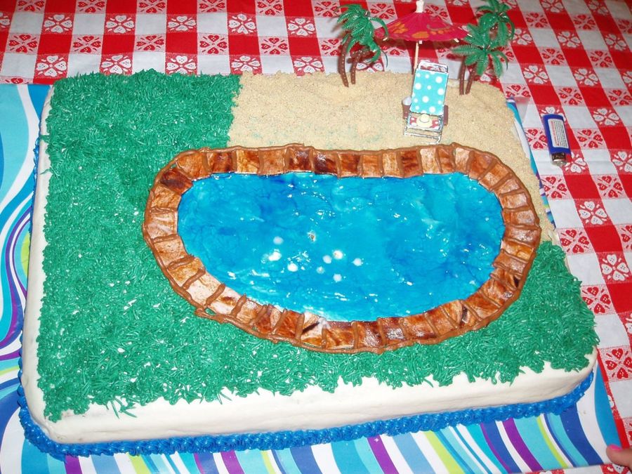 Swimming Pool - CakeCentral.com