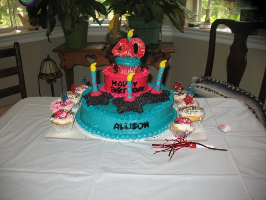40Th Birthday Cake - CakeCentral.com