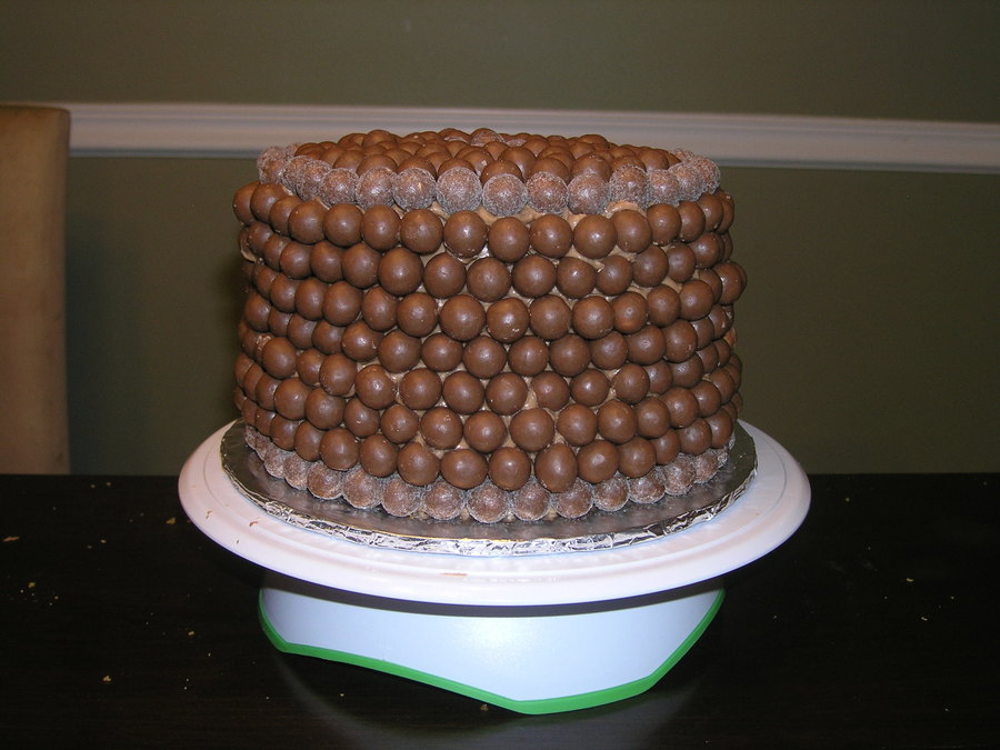 Malt Milk Ball Cake - CakeCentral.com