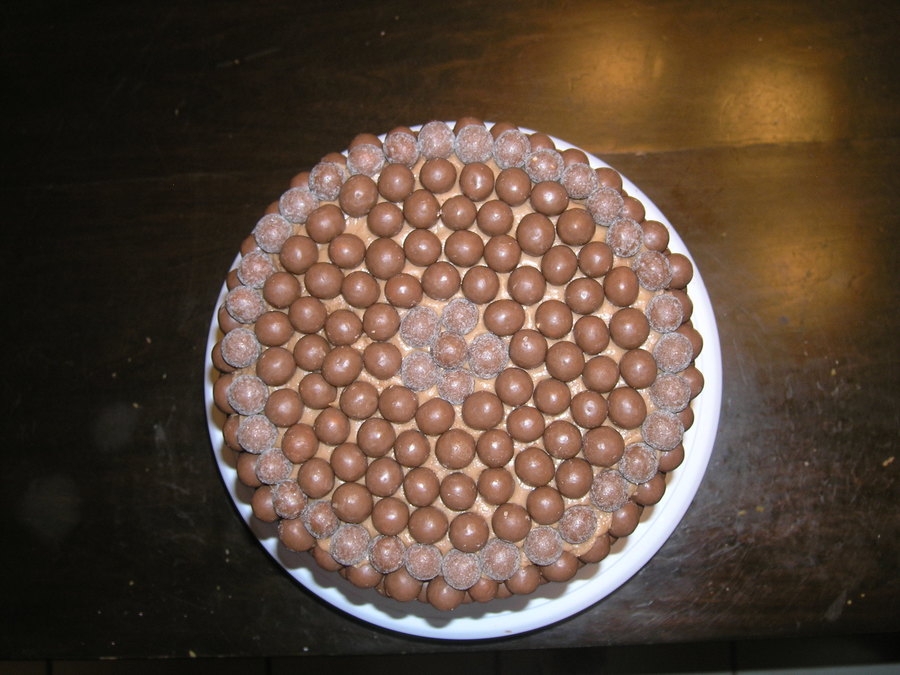 Malt Milk Ball Cake - CakeCentral.com