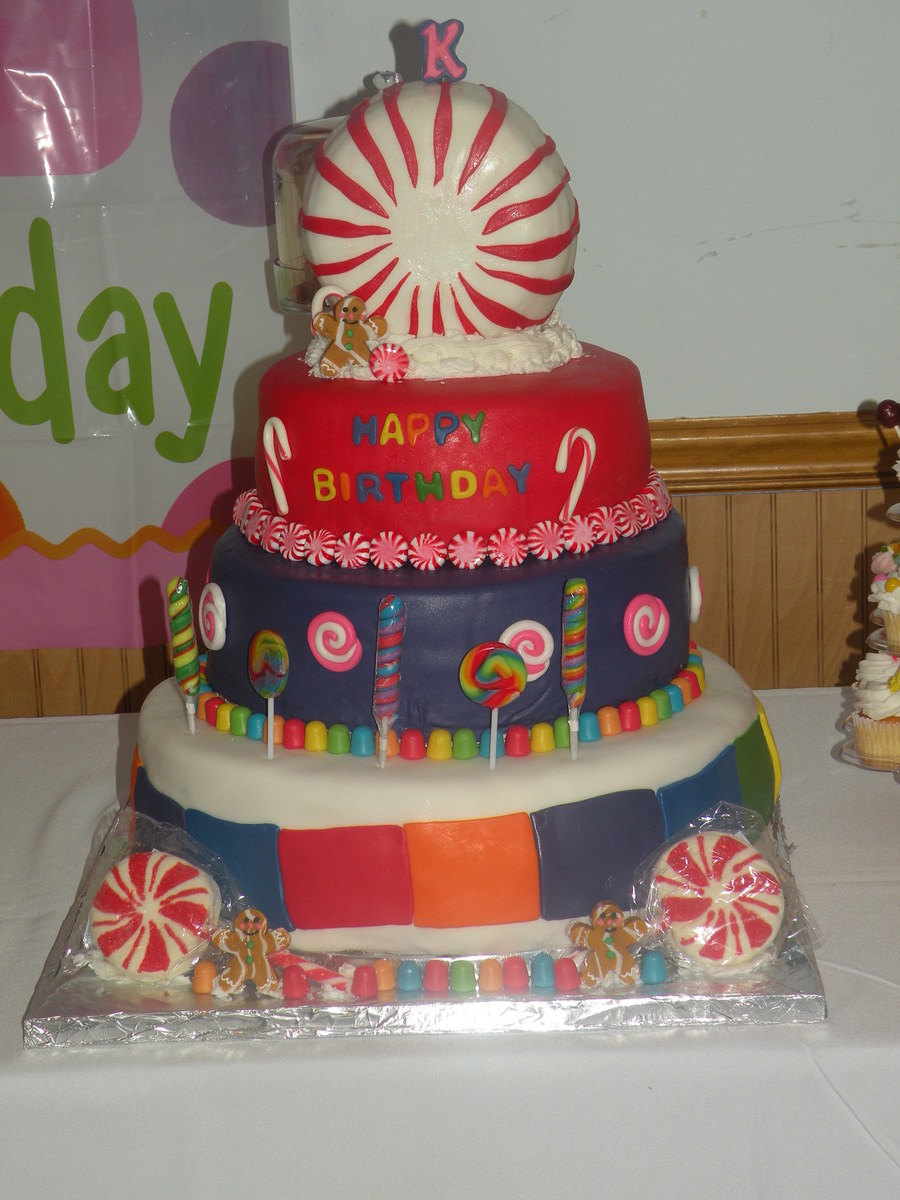 Candyland Cake - CakeCentral.com