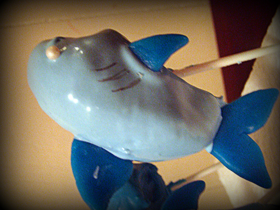 Shark Cake Pops - CakeCentral.com