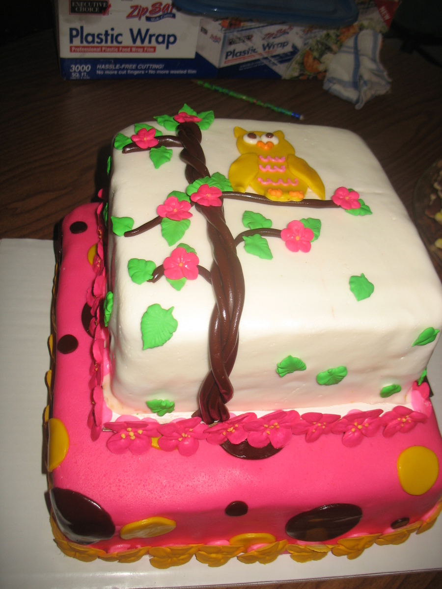 Owl Baby Shower - CakeCentral.com