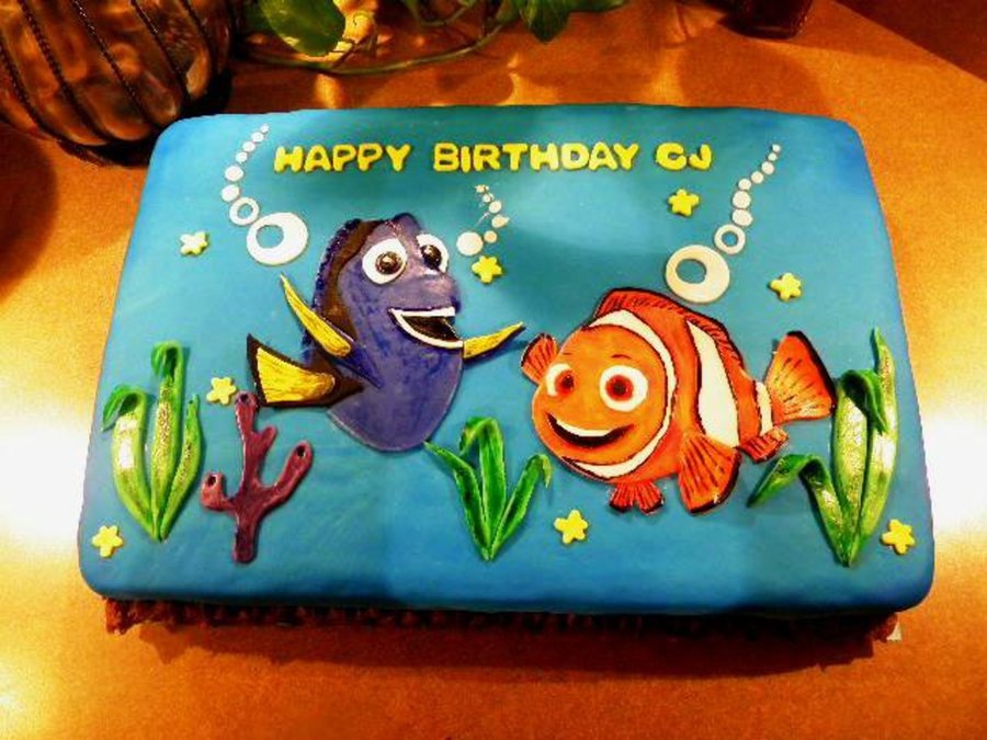 Finding Nemo Cake - CakeCentral.com