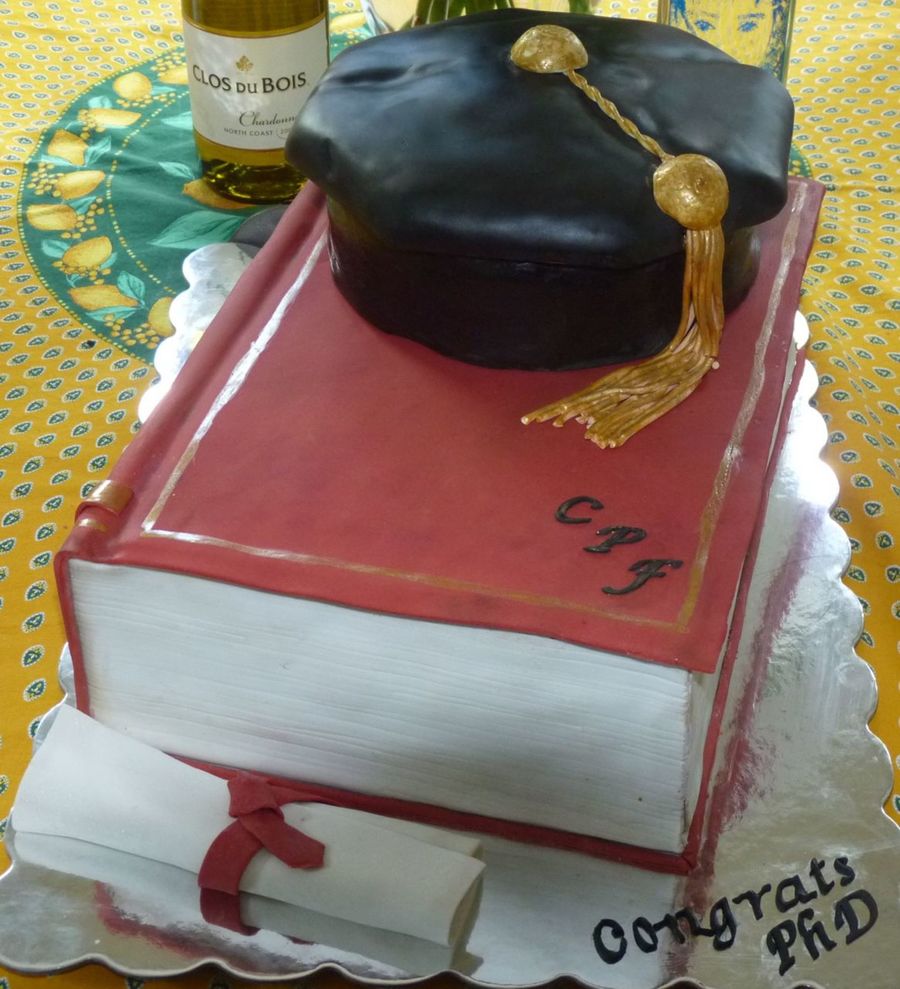Phd Graduation Cake - CakeCentral.com