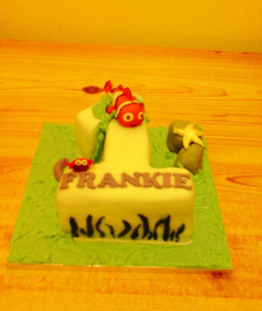 Finding Nemo Number 1 Birthday Cake - CakeCentral.com