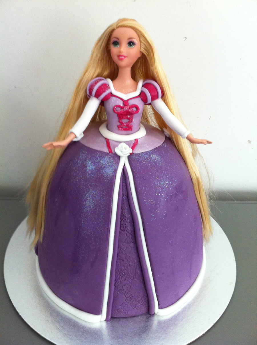 Tangled Rapunzel Cake - CakeCentral.com