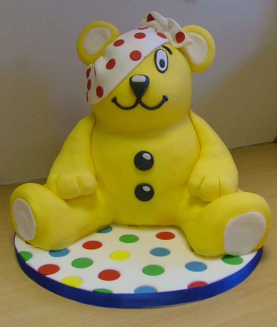 Pudsey Bear Cake - CakeCentral.com