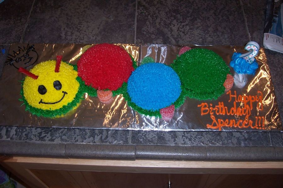 Baby Einstein Catapillar Cake - CakeCentral.com