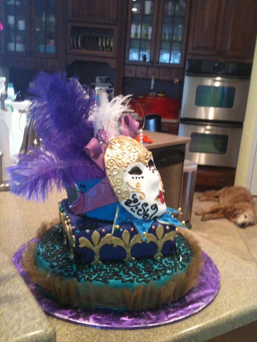 Venetian Mask- 50Th Birthday - CakeCentral.com